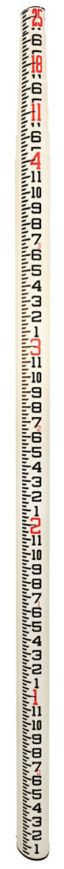 Fiberglass 25 ft SK Leveling Rods Series — 8ths Grad - SECO Manufacturing