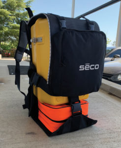 Total Station Backpack Carrying System-Black - SECO Manufacturing