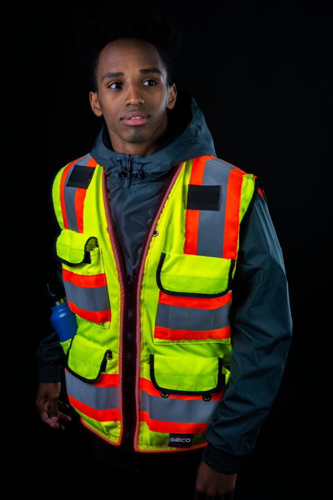 8265-Lighted Safety Utility Vest, ANSI/ISEA Class 2 - SECO Manufacturing